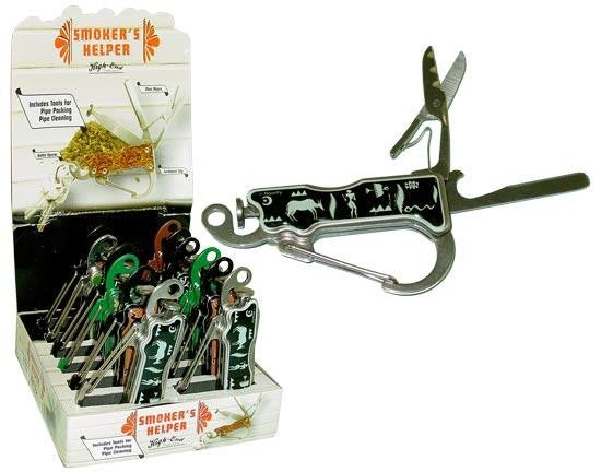 Pipe Smoker's Helper Stainless Steel Multi-Tool – Brass Pipe Screens